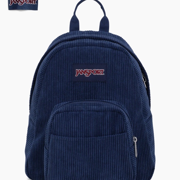 Jansport | Bags | Nwt Jansport Halfpint Mini Backpack Navy Blue ...